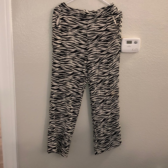 Pants & Jumpsuits | Zebra Print Pants | Poshmark